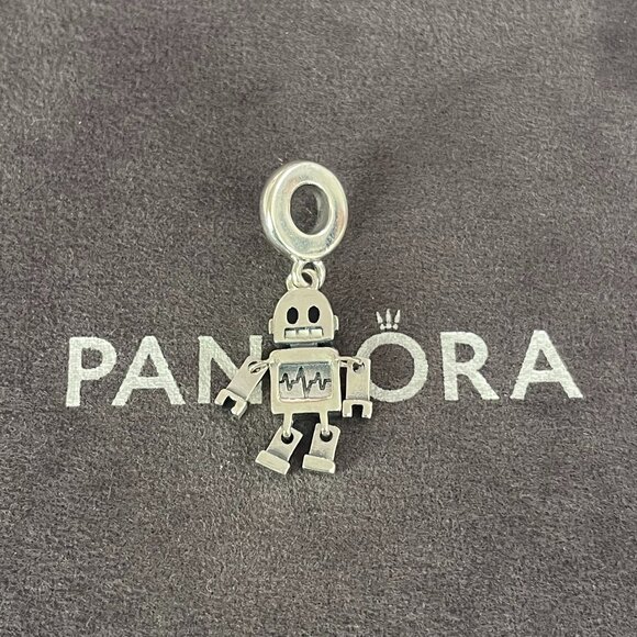 Pandora | Jewelry | Pandora Bestie Bot Robot Dangle | Poshmark